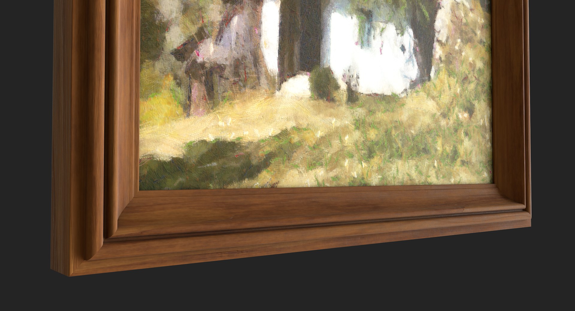 Realistic Oil Painting 3D Model - TurboSquid 1285632