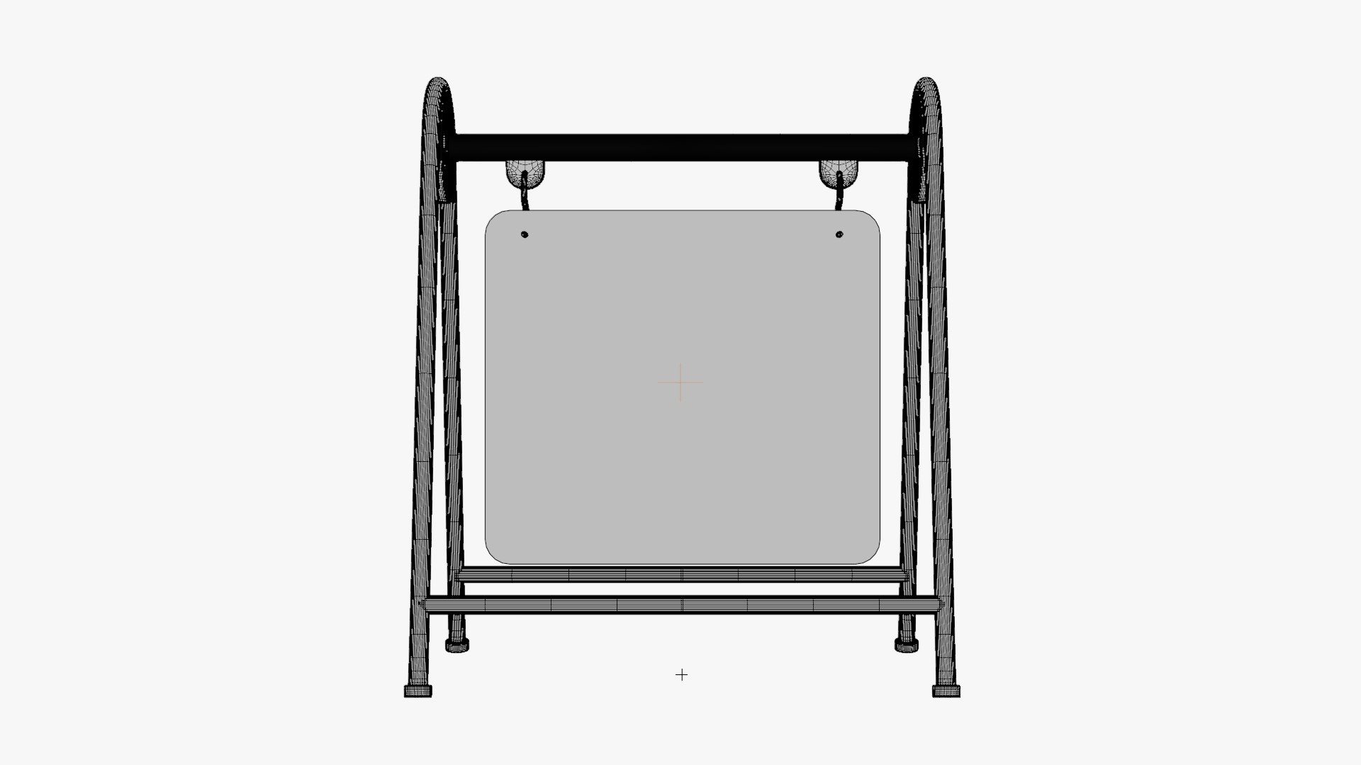 Basic Display Stand - Geometry Only No Textures No Materials 3D Model ...