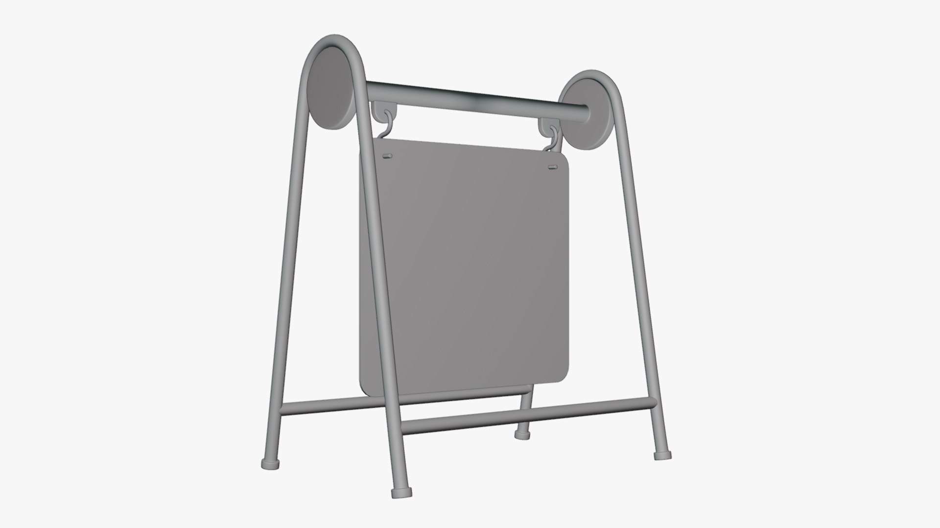 Basic Display Stand - Geometry Only No Textures No Materials 3D Model ...