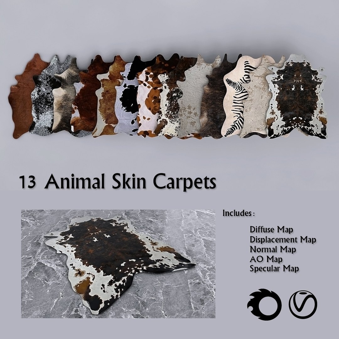 13 Pbr Animal Skin 3D Model - TurboSquid 1394127