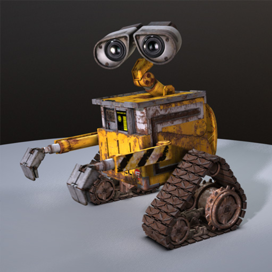 free rigged wall-e 3d model