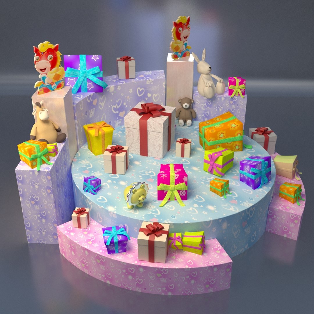 Gift 3D Model - TurboSquid 1377763