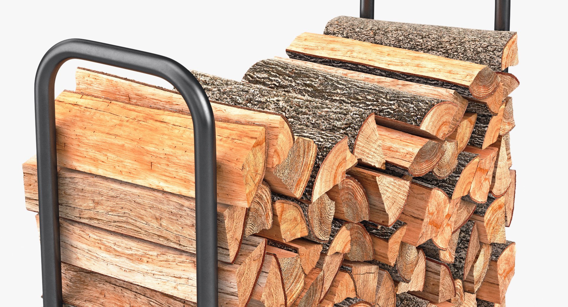 Firewood Stack 3d Model