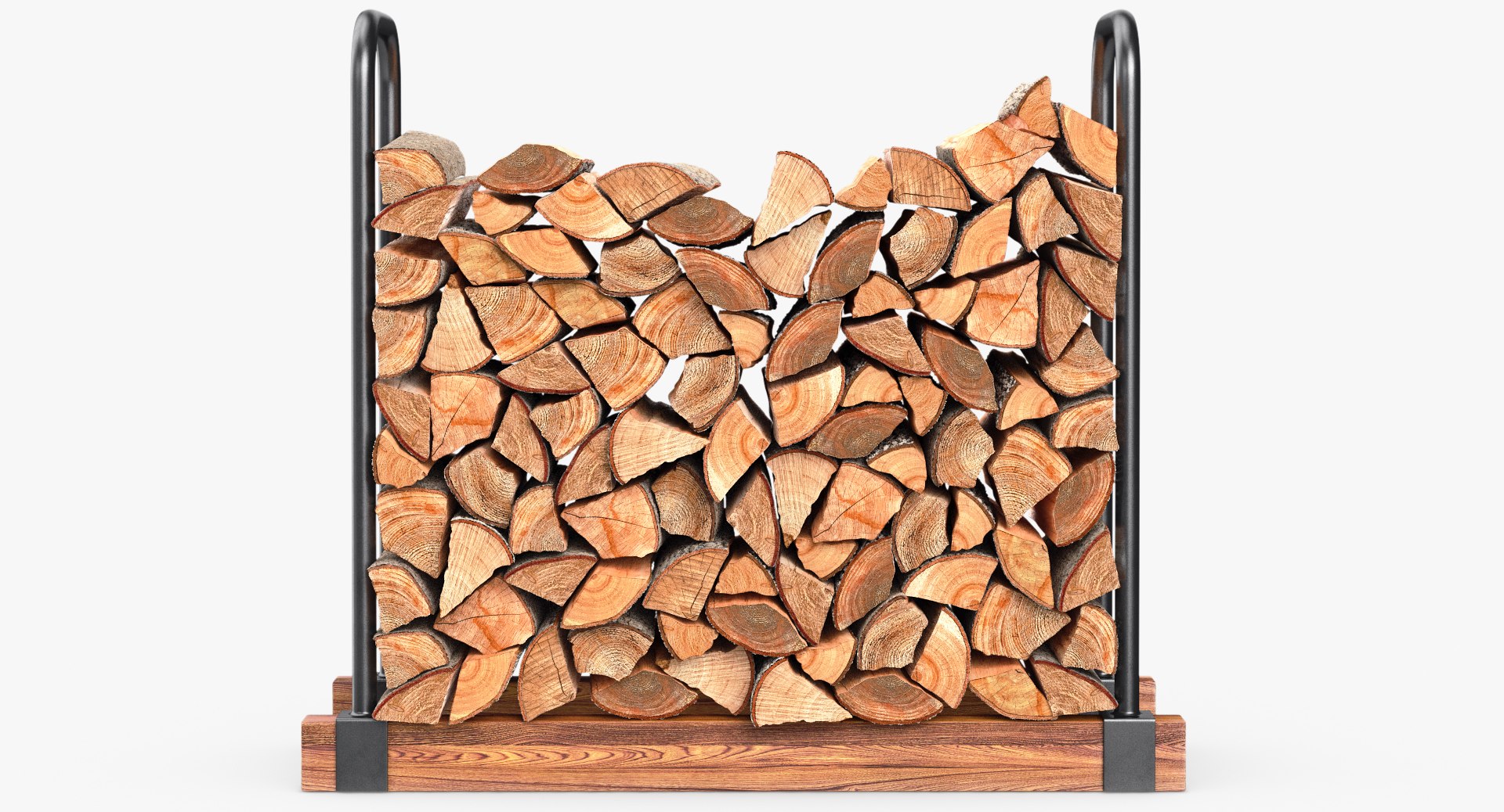 Firewood Stack 3d Model