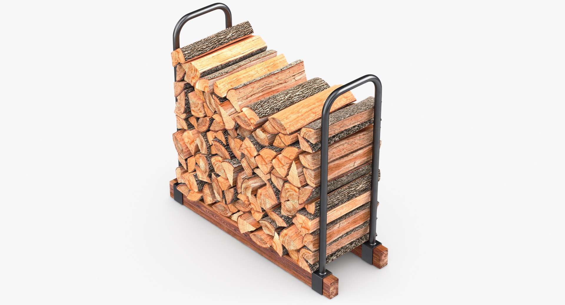 Firewood Stack 3d Model