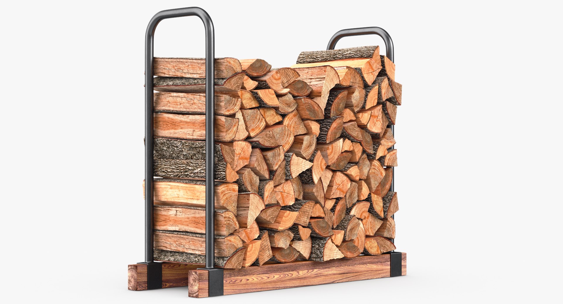 Firewood Stack 3d Model