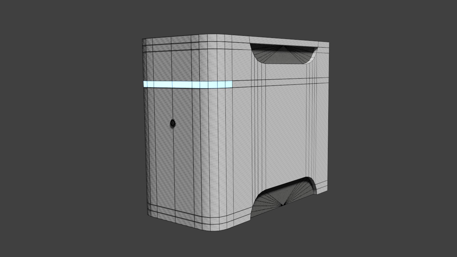 3d stylish computer model