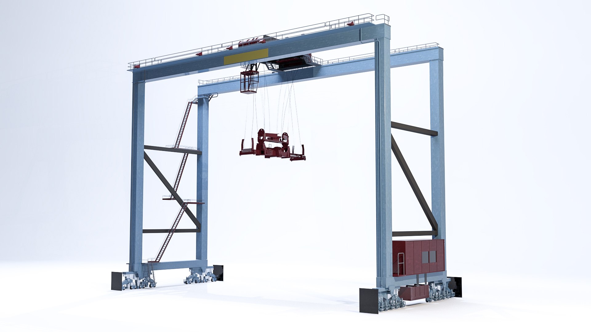 3D Container Crane Model - TurboSquid 1222920