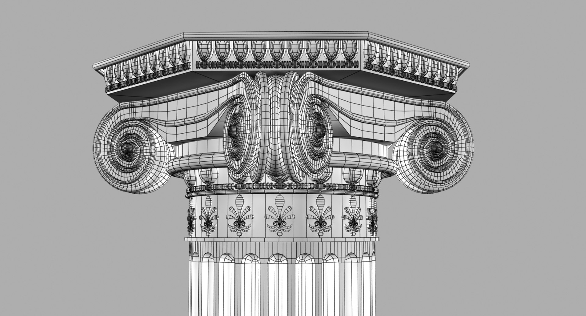 3D Ancient Greek Ionic Model - TurboSquid 1329183