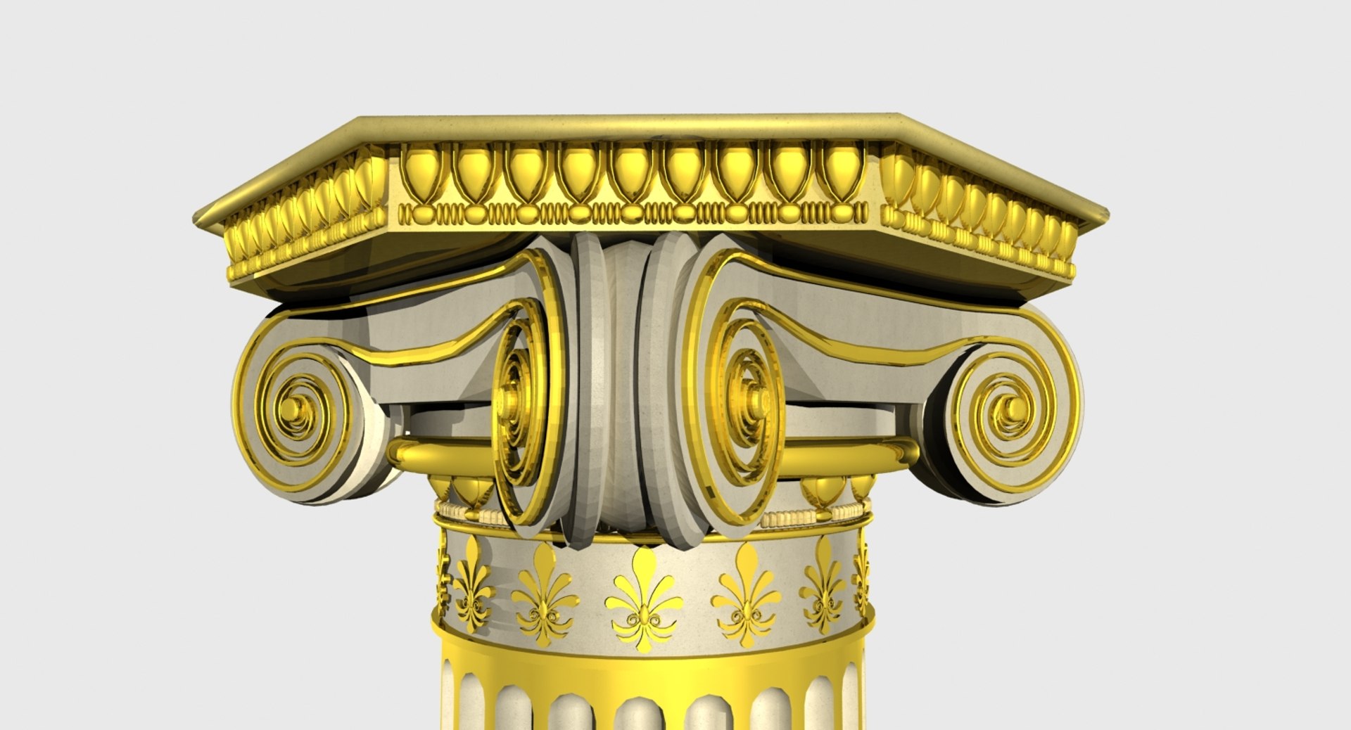 3D Ancient Greek Ionic Model - TurboSquid 1329183