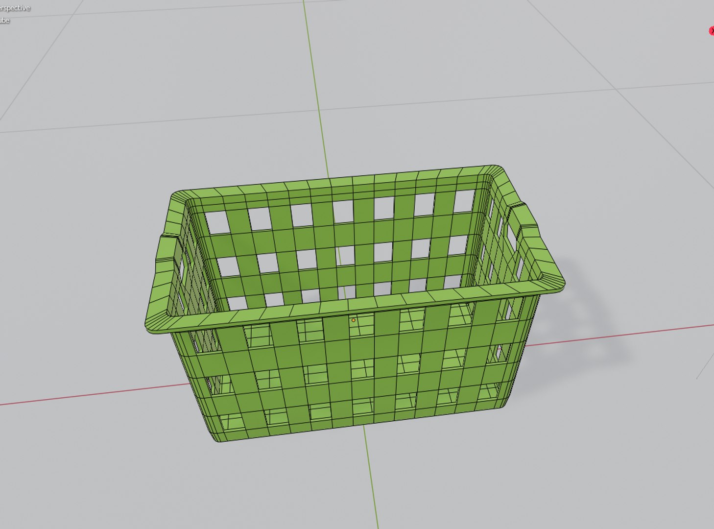 Plastic basket model - TurboSquid 1524999
