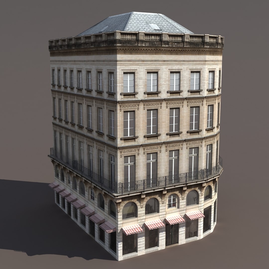 3d Building Exterior Modelled