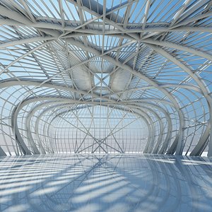 3d model architectural structure