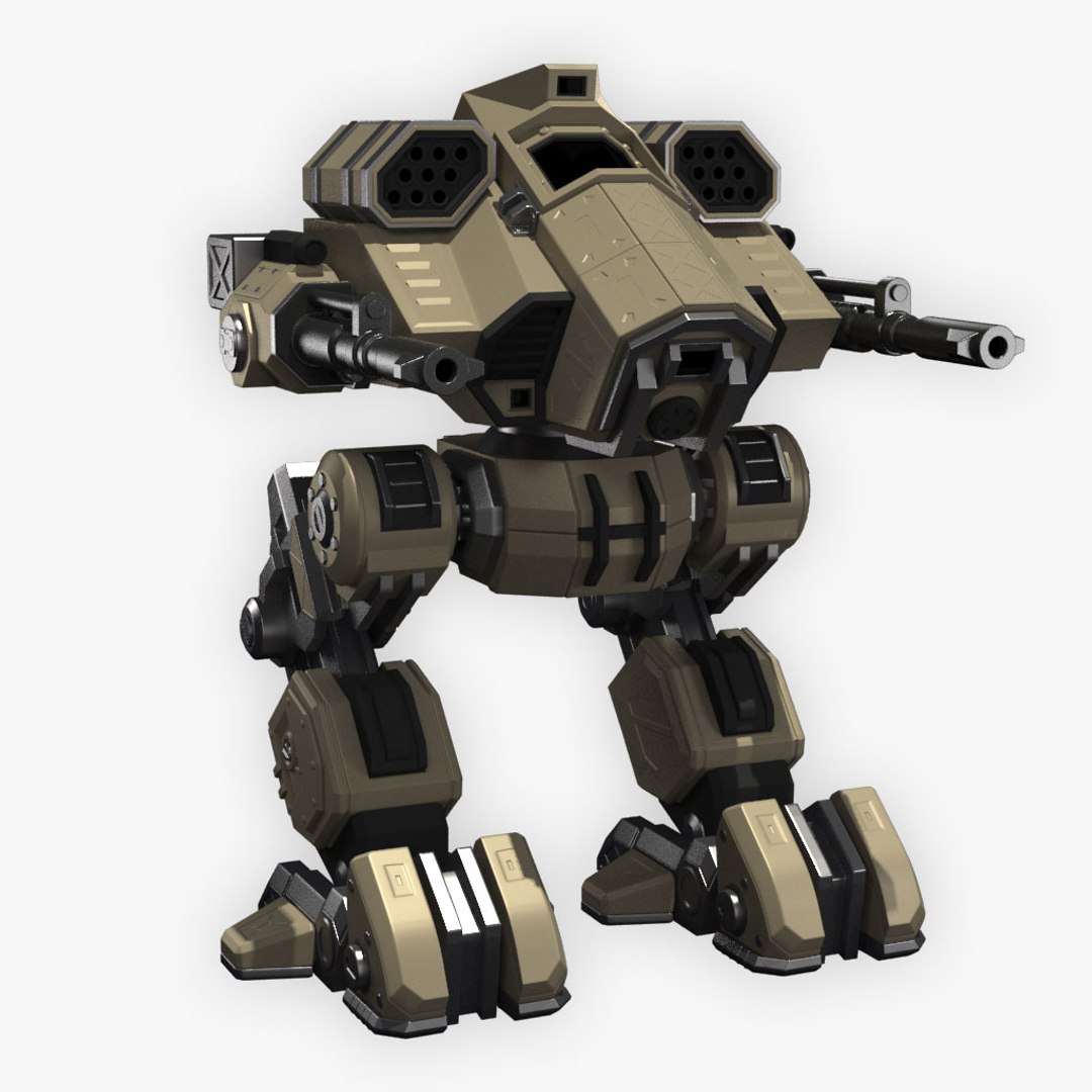Battle mech 3D model - TurboSquid 1196012