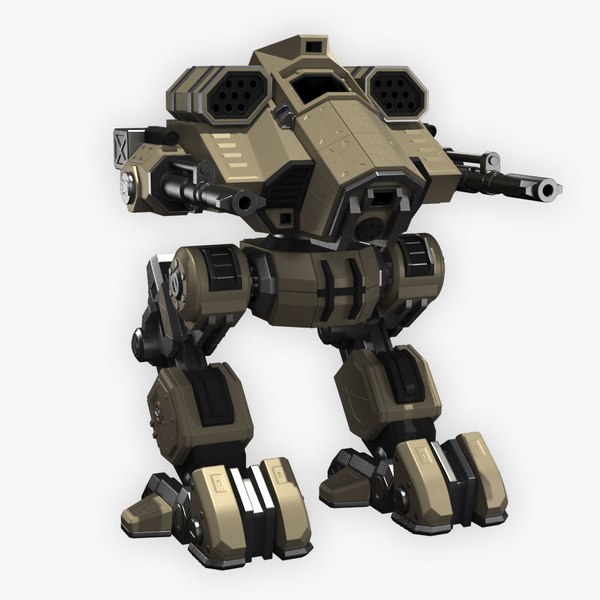 Rigged battle mech 3D model - TurboSquid 1517246