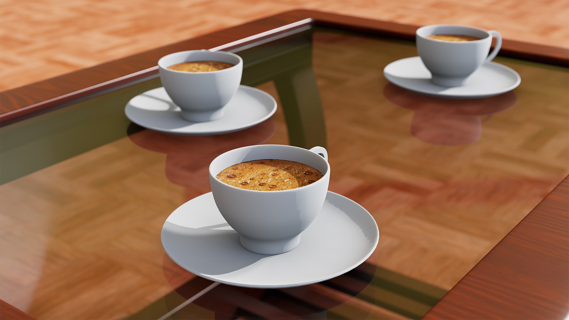 Wooden Tea Table 3D Model - TurboSquid 1466253