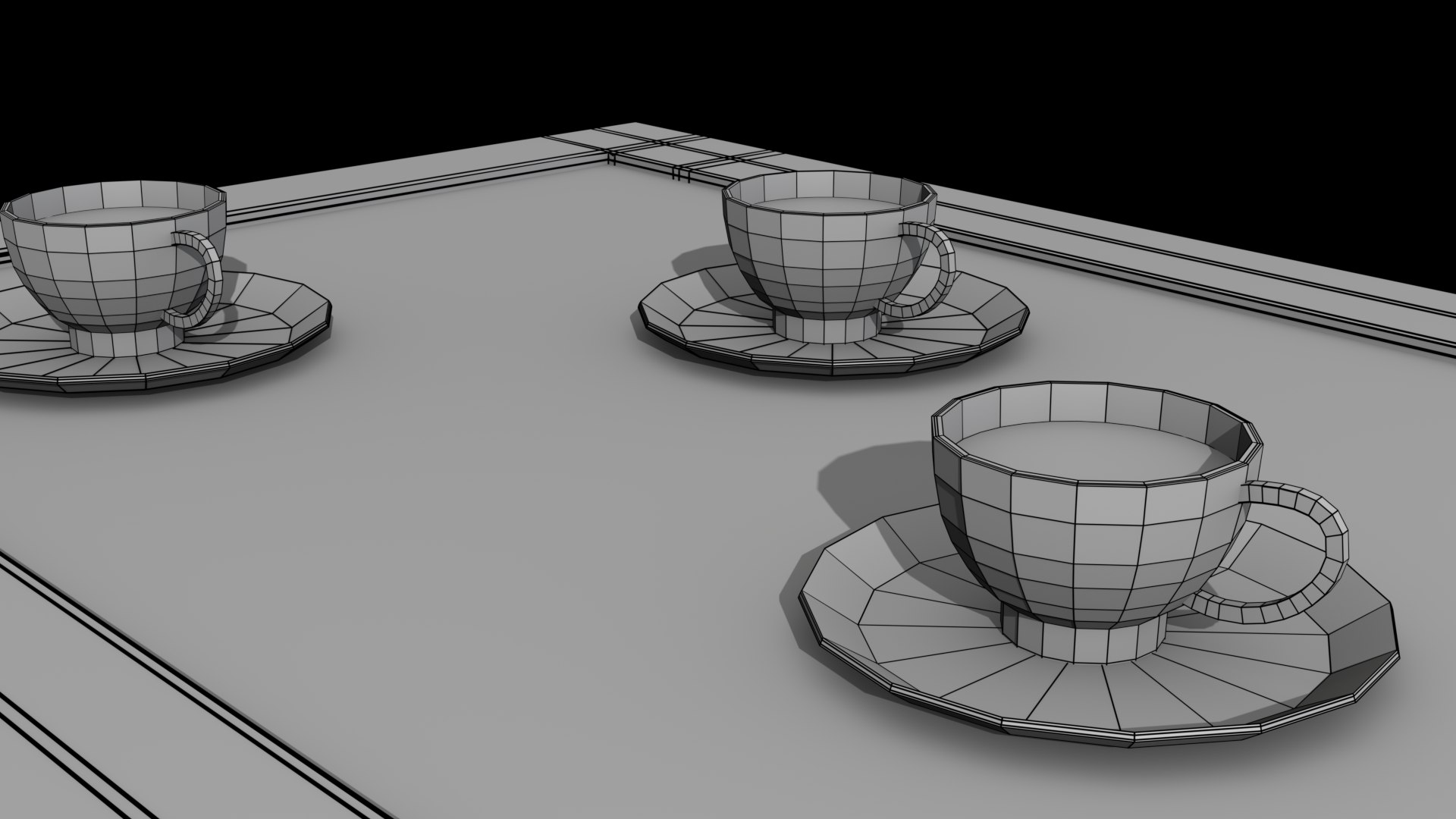 Wooden Tea Table 3D Model - TurboSquid 1466253