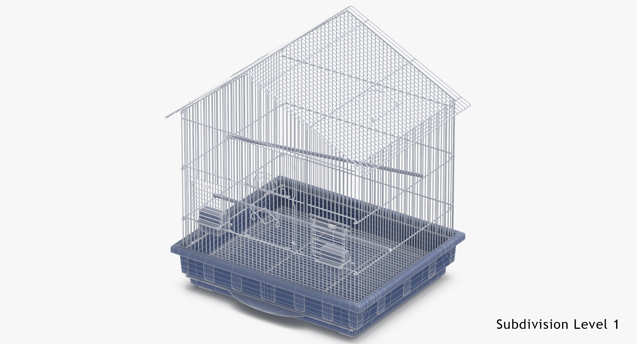 3D bird cage - TurboSquid 1383272