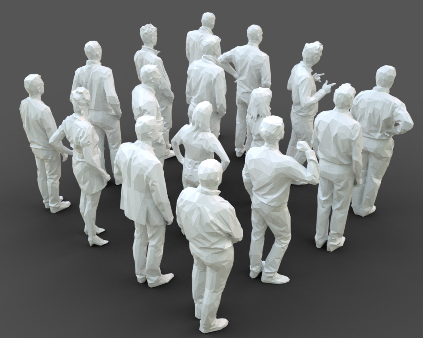 3D Architectural Stylized Human Character Model | 1147650 | TurboSquid