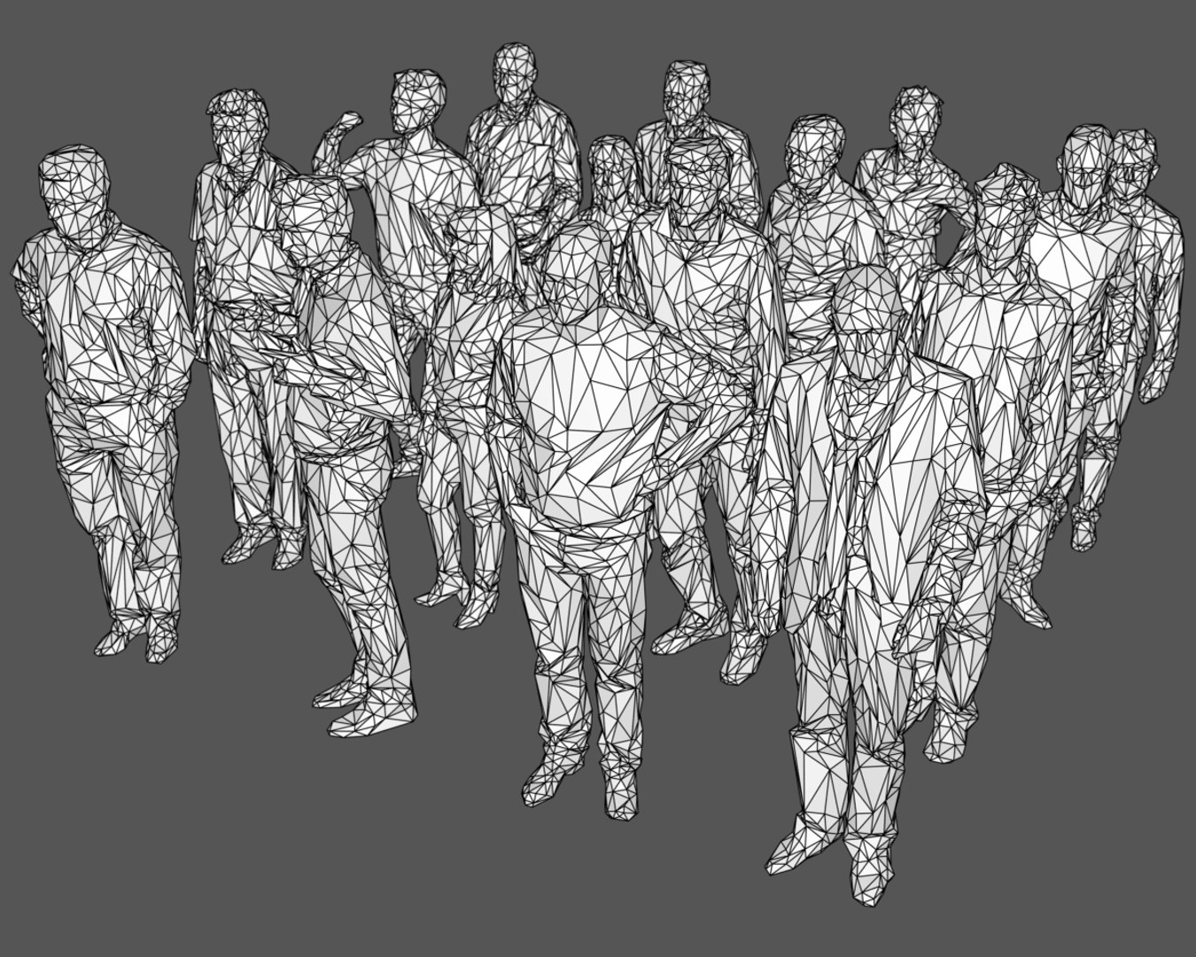 3D Architectural Stylized Human Character Model | 1147650 | TurboSquid