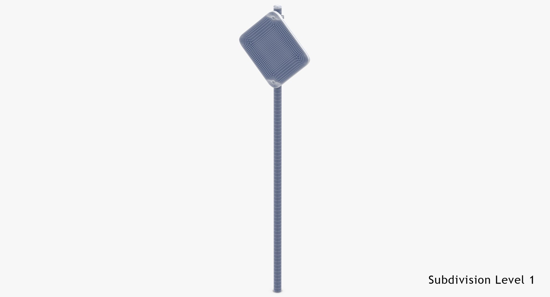 Construction Sign 03 3D Model - TurboSquid 1390984