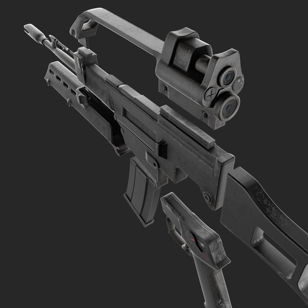 3d Replica Hk 36 Nato Model