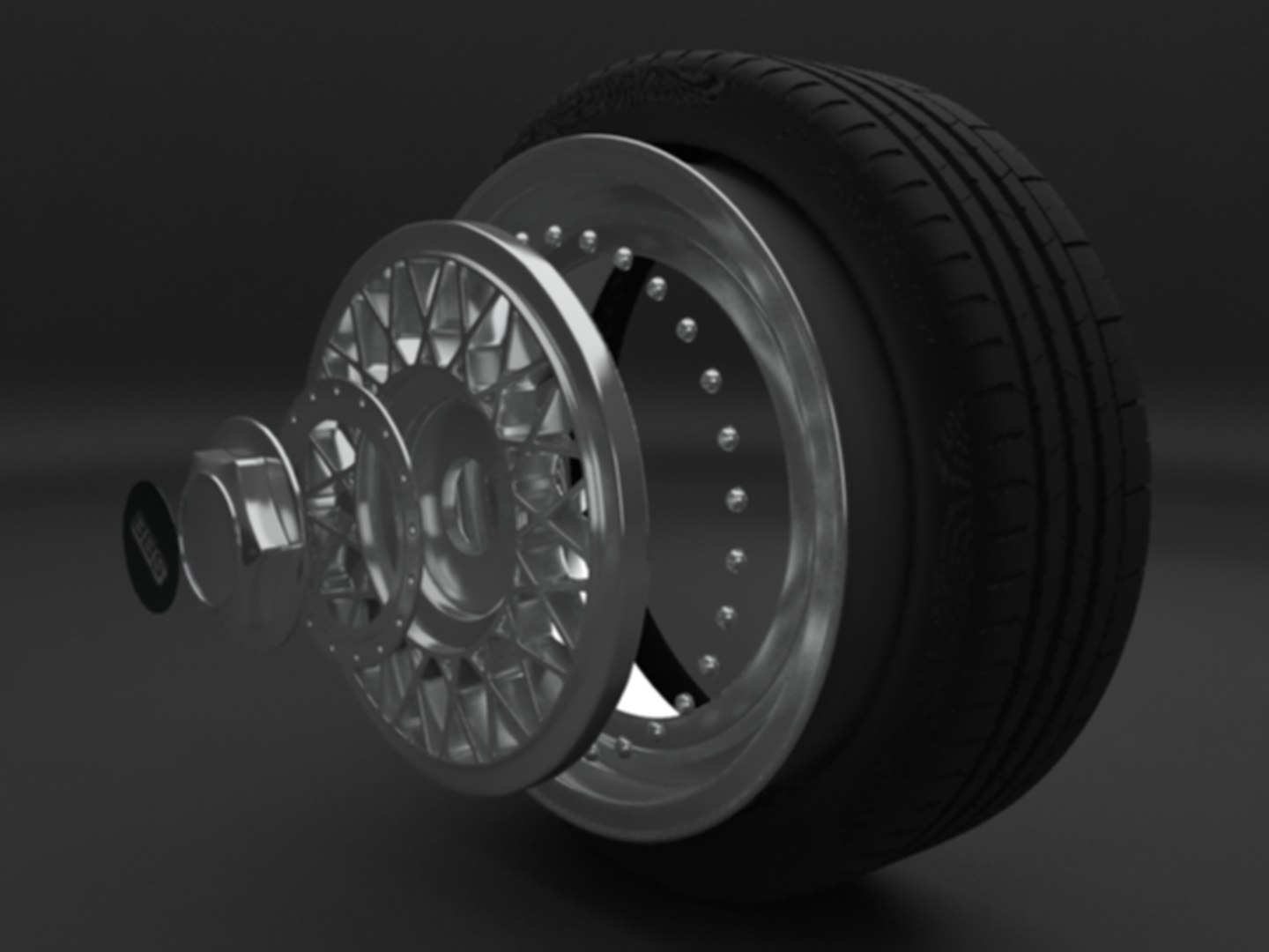 Bbs Wheel Rim 3D Model - TurboSquid 1508227