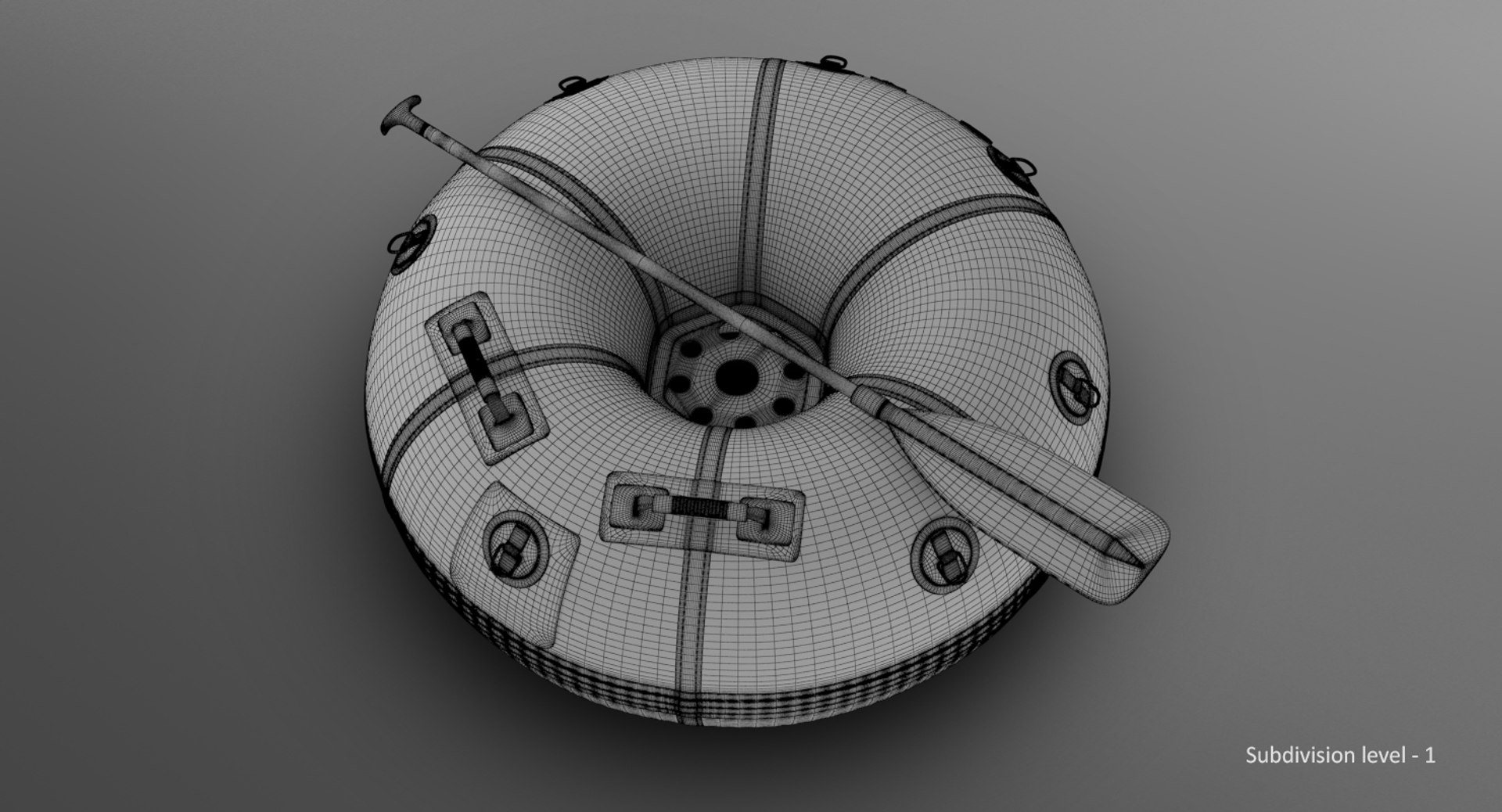 3D model river raft tube - TurboSquid 1222150