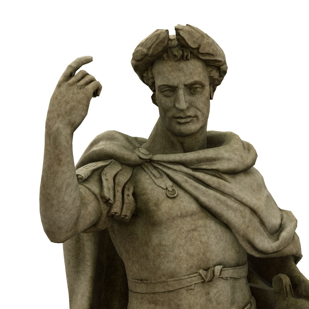 3d model statue caesar