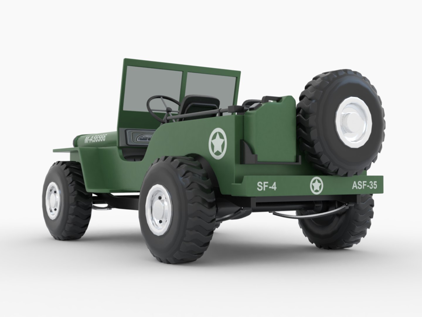 Toy Jeep Model - TurboSquid 1524720
