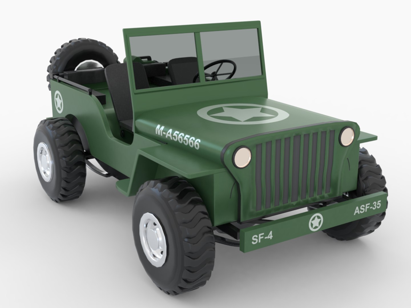 Toy Jeep Model - TurboSquid 1524720