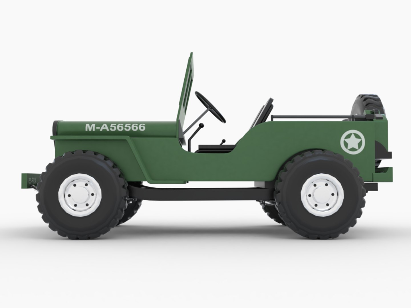 Toy Jeep Model - TurboSquid 1524720