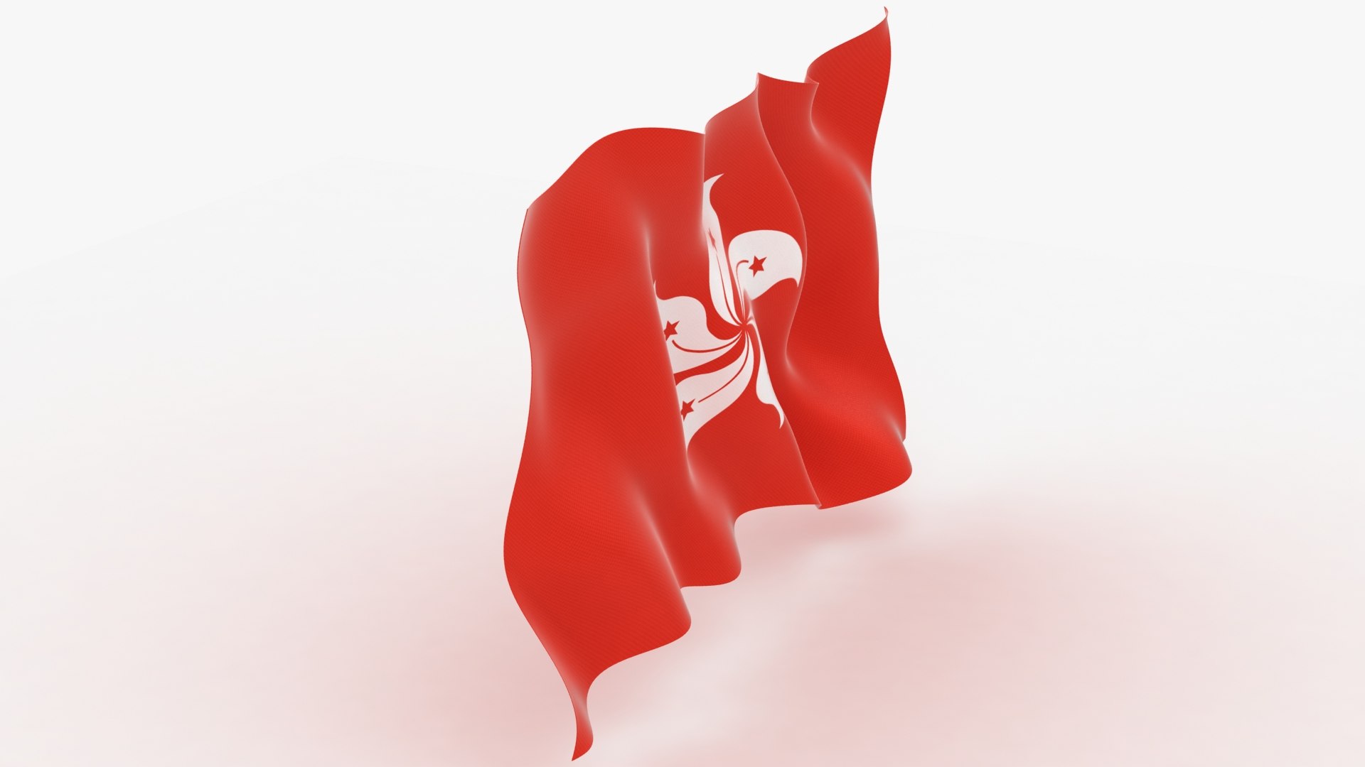 Hong Kong Flag Animation 3D Model - TurboSquid 1614929