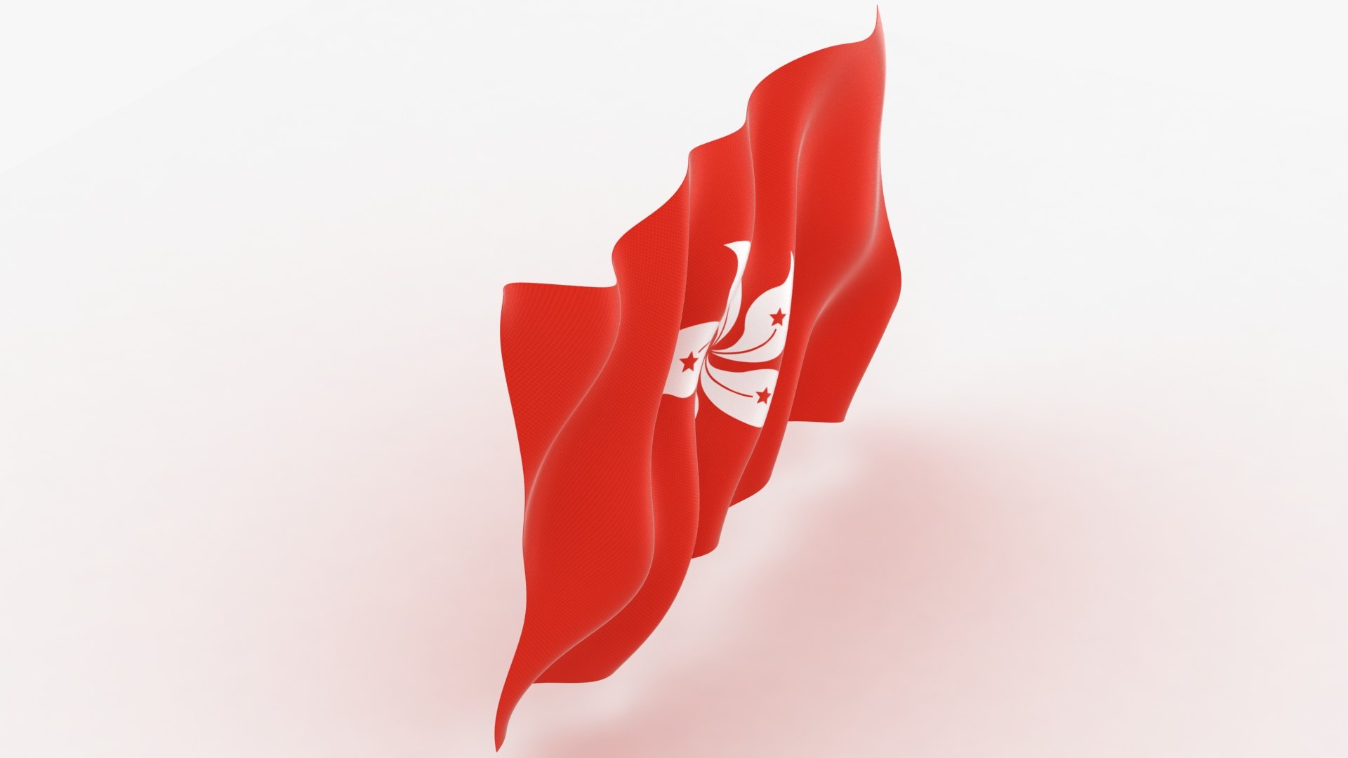 Hong Kong Flag Animation 3D Model - TurboSquid 1614929