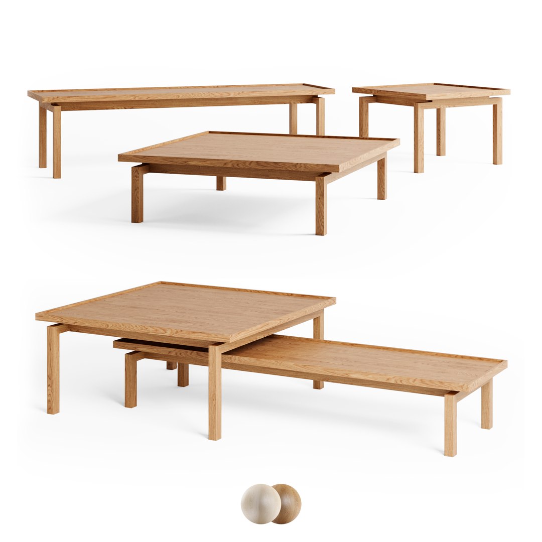 3D Bolia Coffee Table Elton - TurboSquid 2113827
