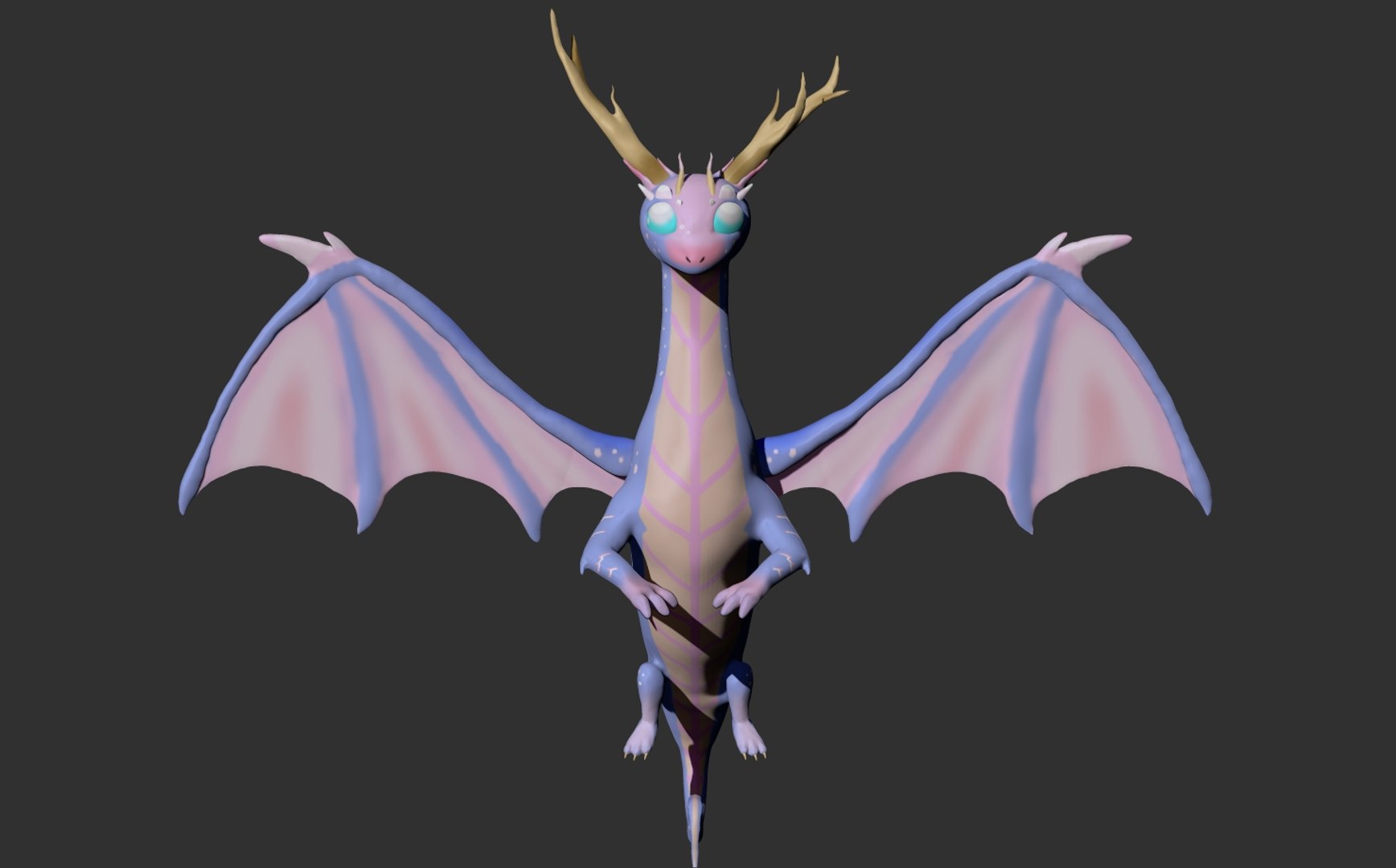 Cute Dragon Sculpt 3D Model - TurboSquid 1769305