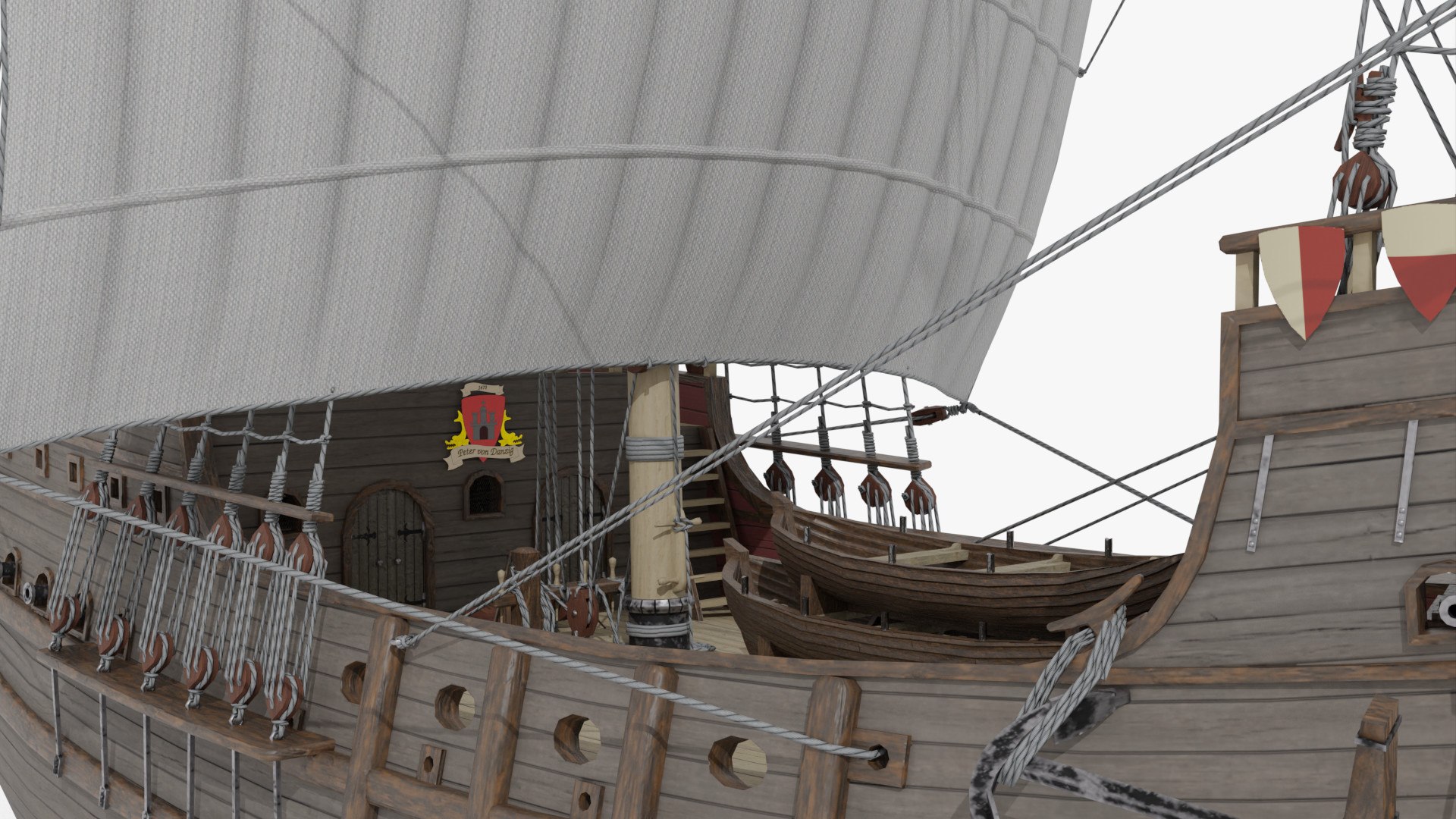 Hansa Ship 3D - TurboSquid 2246886
