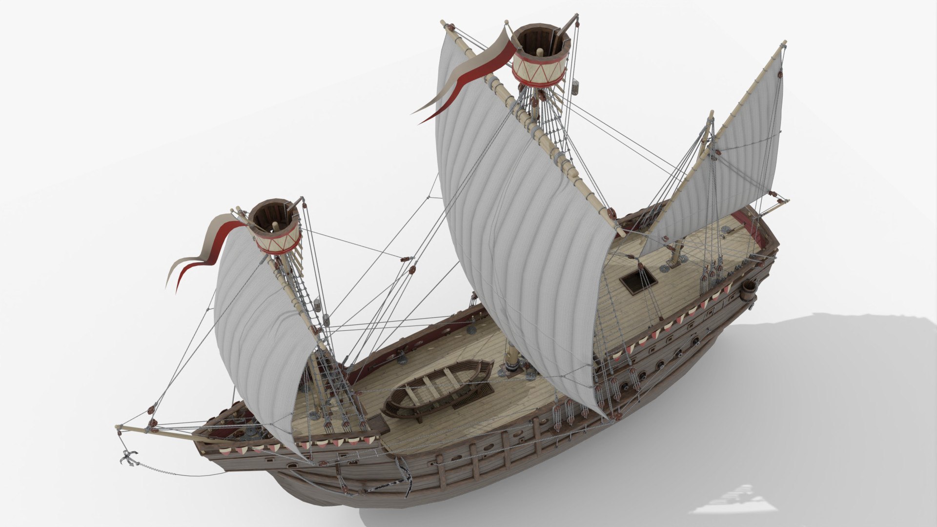 Hansa Ship 3D - TurboSquid 2246886