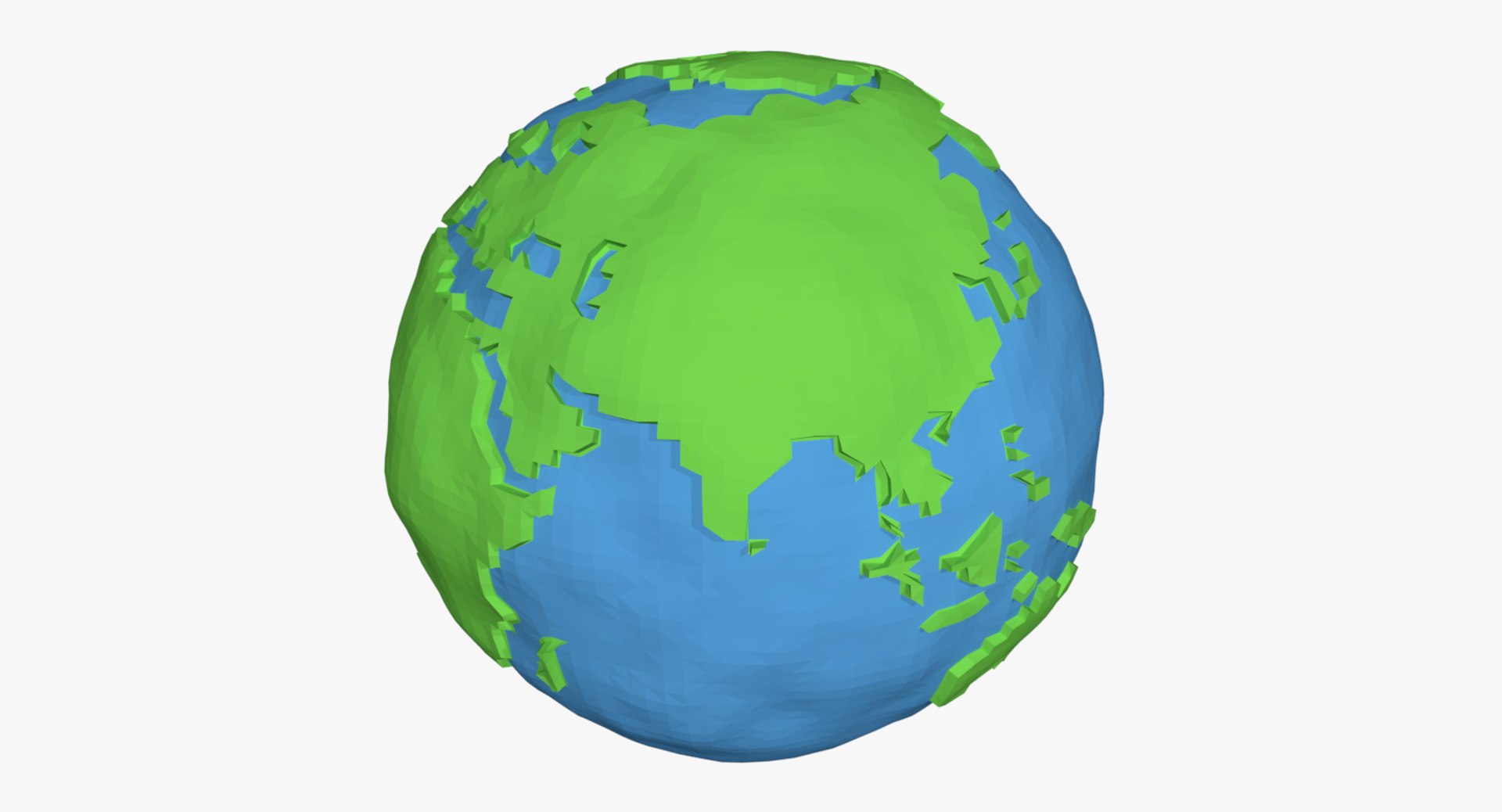 3D Cartoon Simple Planet Earth Model - TurboSquid 1379770