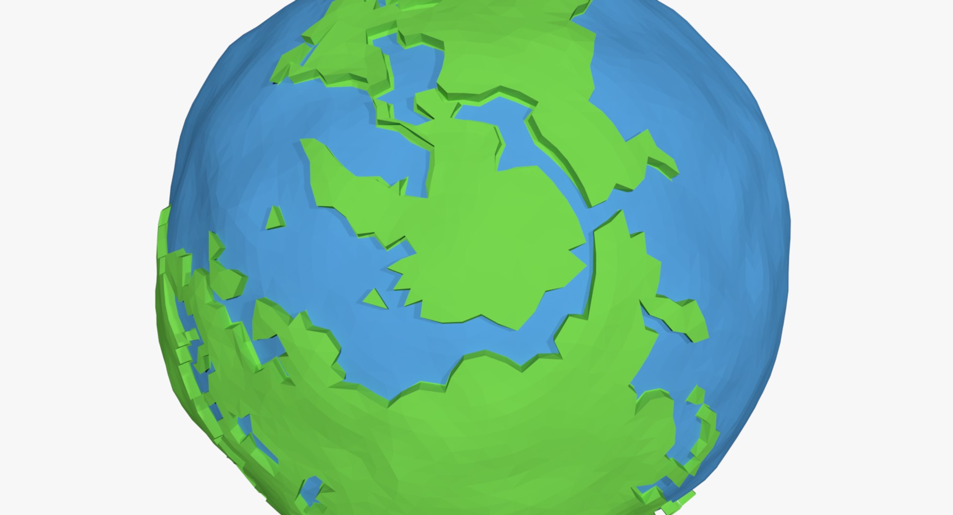 3D Cartoon Simple Planet Earth Model - TurboSquid 1379770