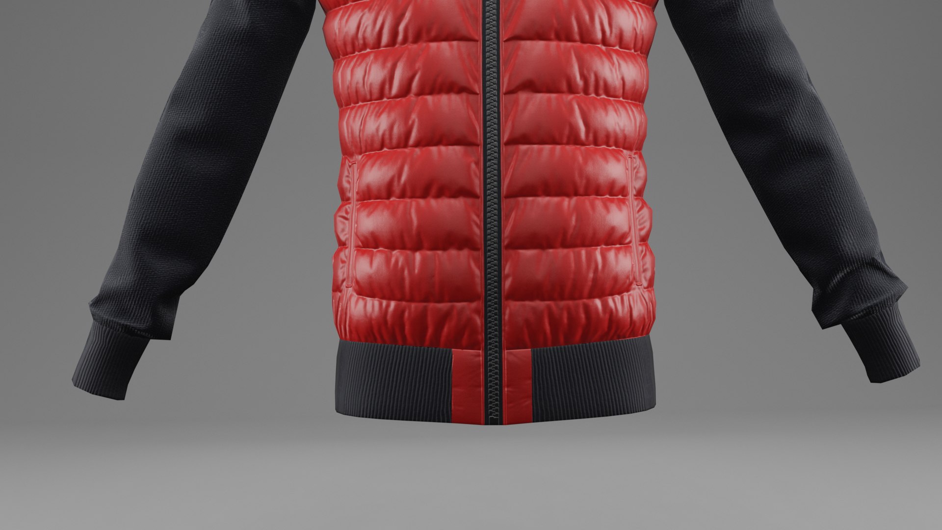 Winter jacket red 3D model - TurboSquid 1709911