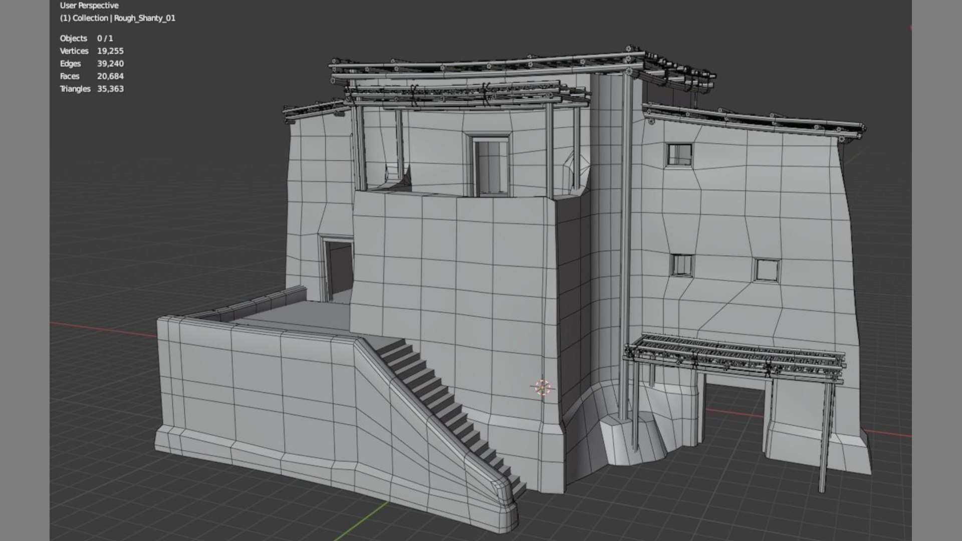 Rough Shanty 3D model - TurboSquid 1835514