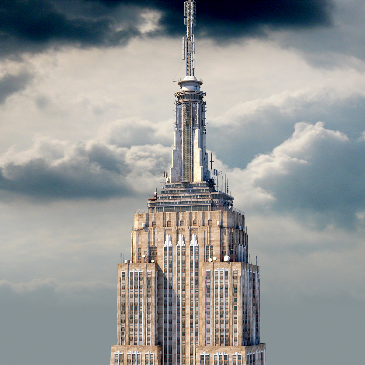 3d model empire state building