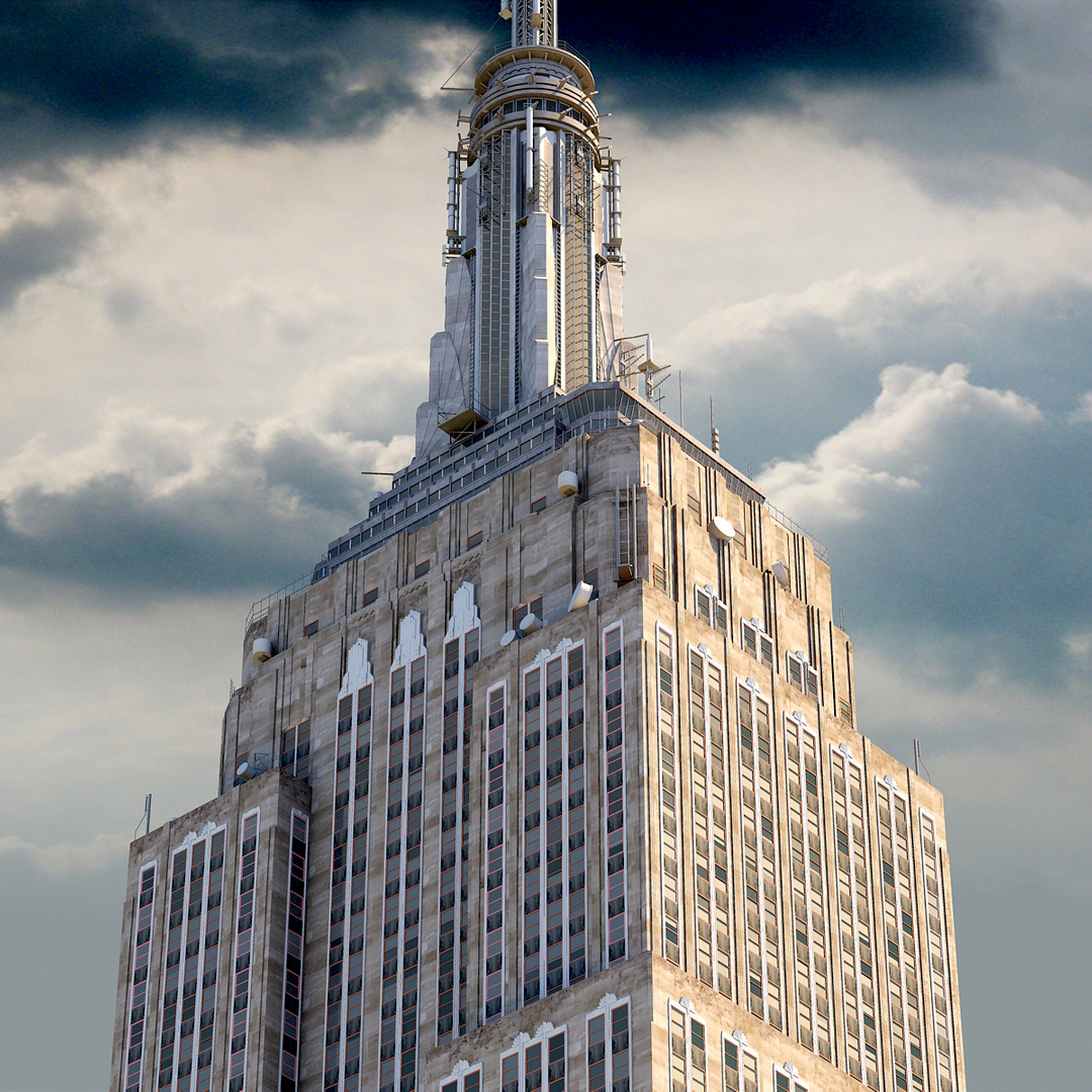 3d model empire state building