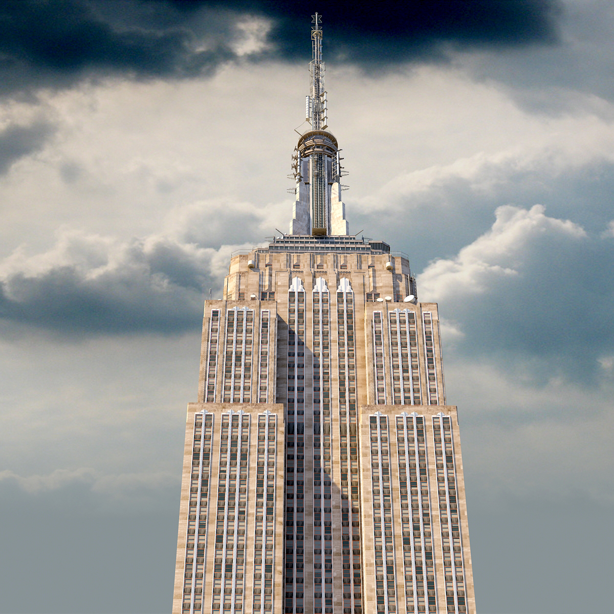 3d model empire state building