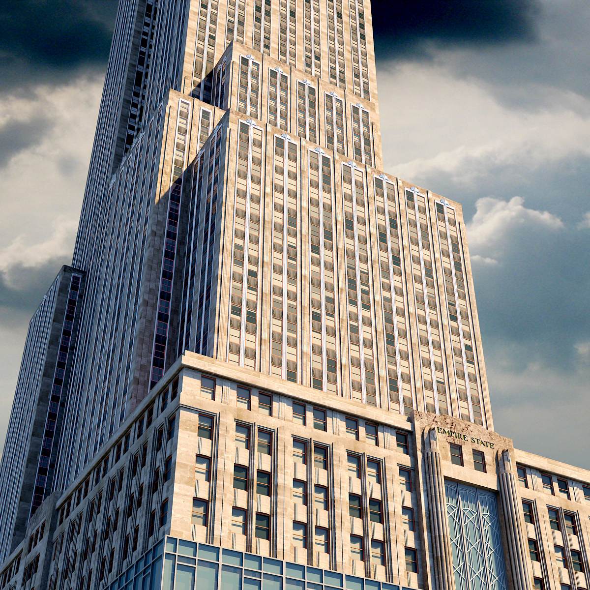 3d model empire state building
