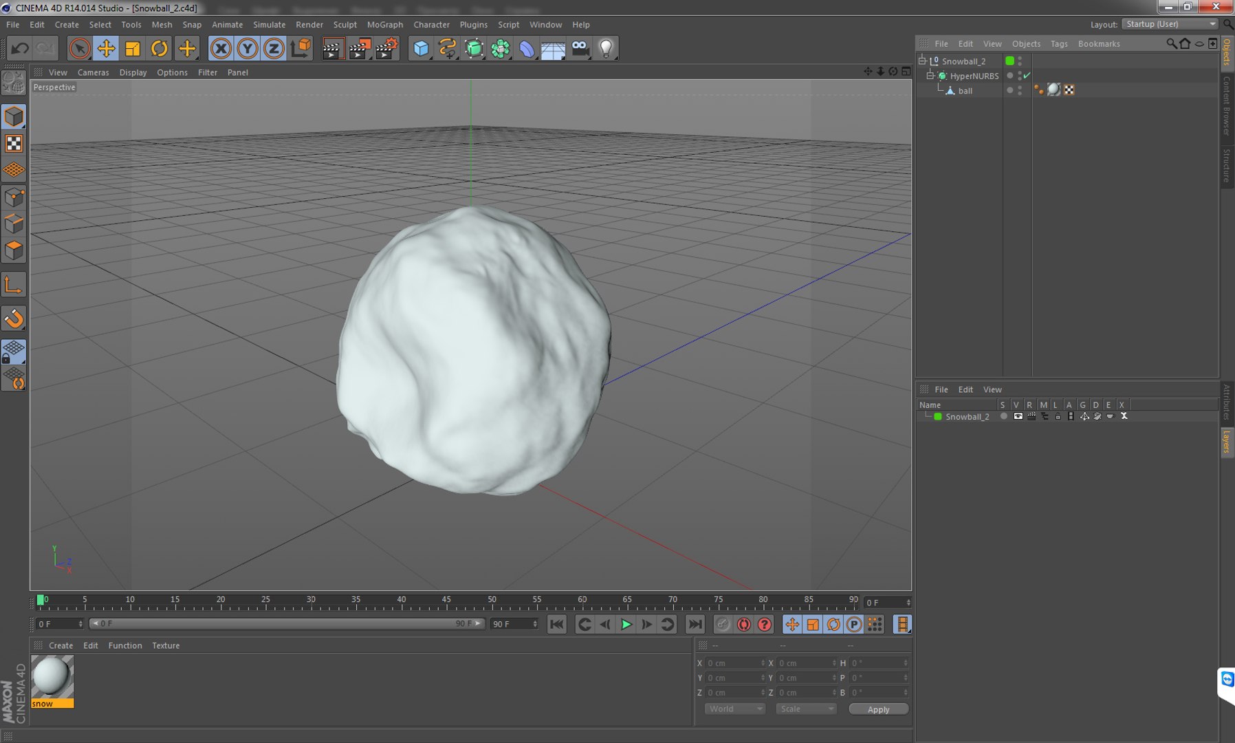 Snowball 2 3D Model | 1146099 | TurboSquid
