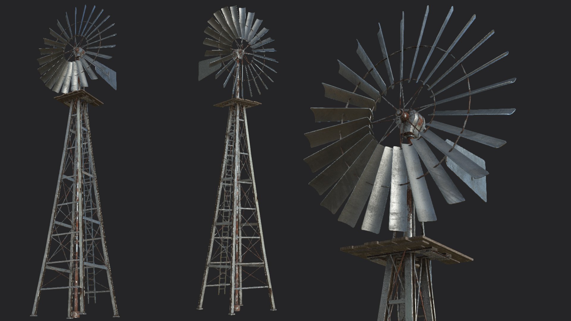 Old Steel Pbr Model - TurboSquid 1240790