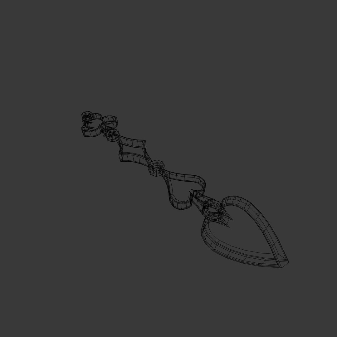 3ds max card suits pendant