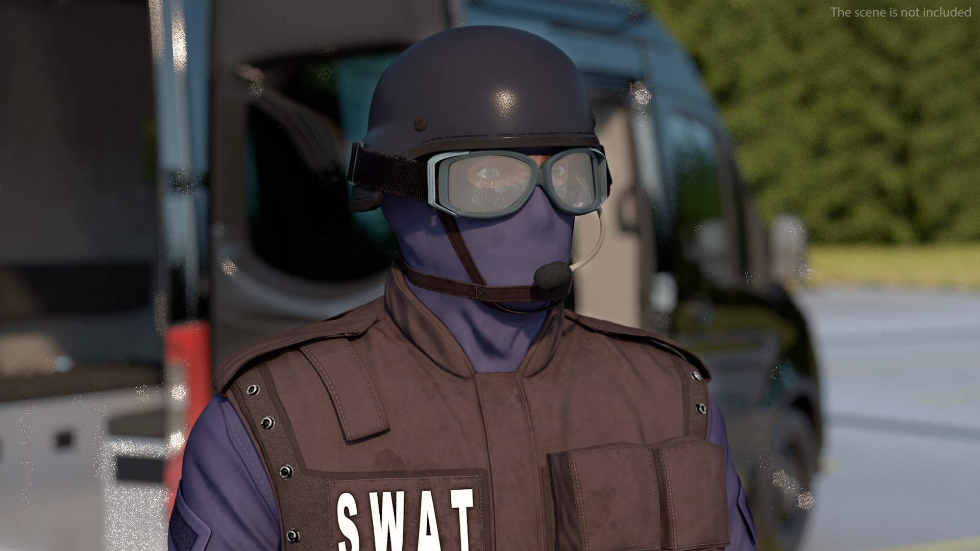 Swat Officer Rigged For Maya 3D Model - TurboSquid 2209158
